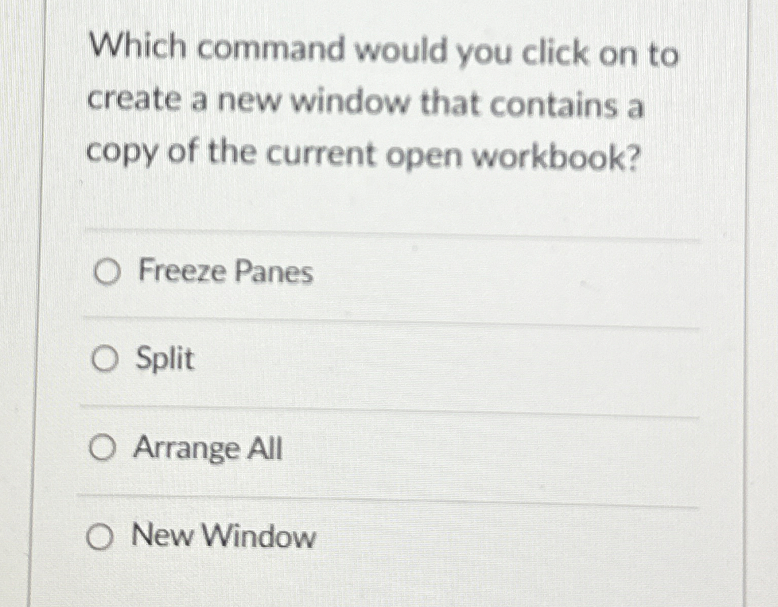 Solved Which command would you click on to create a new | Chegg.com