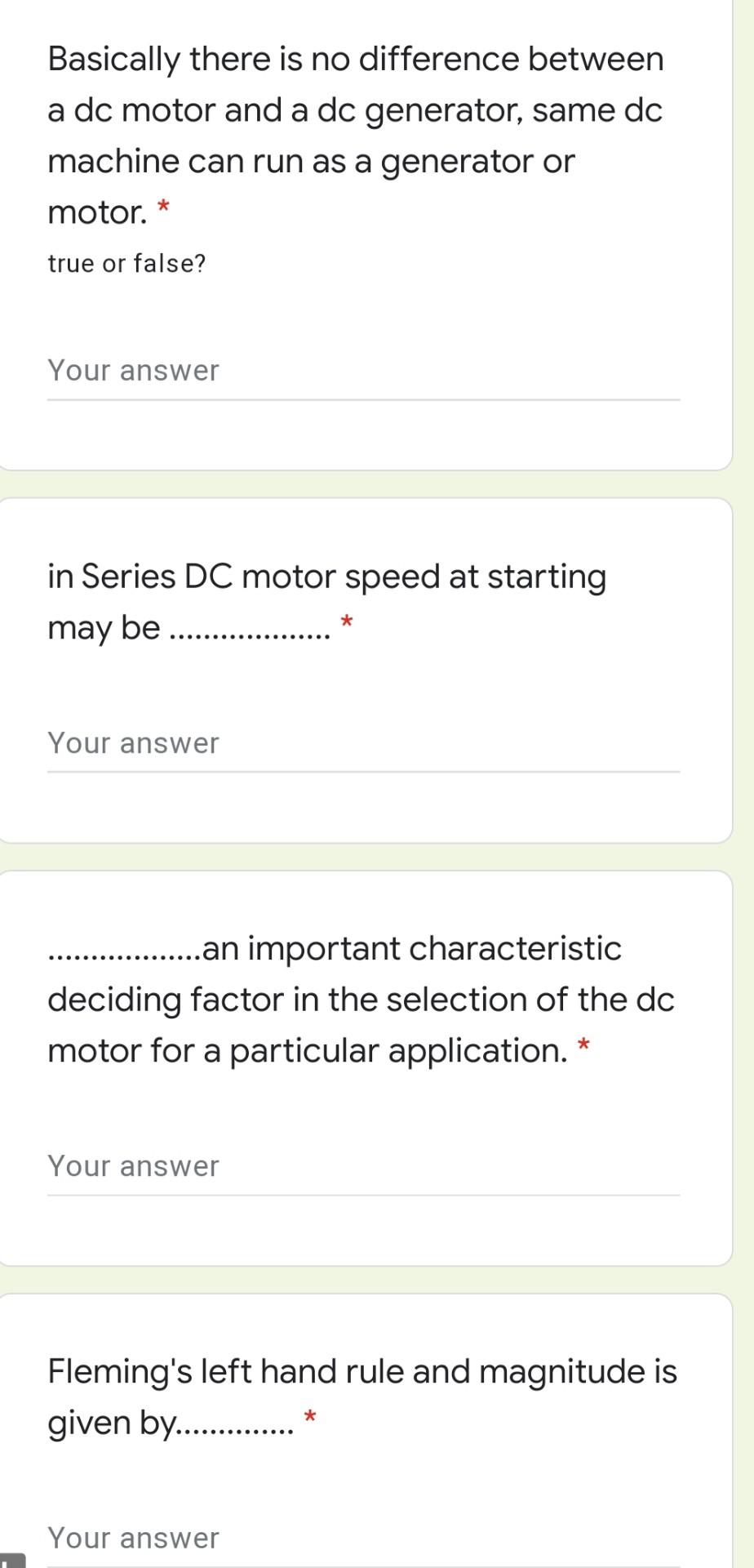 Solved a 320v d.c. supplying series-wound motor and develops | Chegg.com