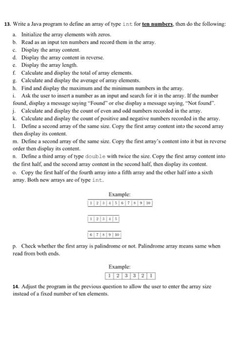 Solved CS120: Lab #09 6.1 Introduction to Arrays 24 - 28 | Chegg.com