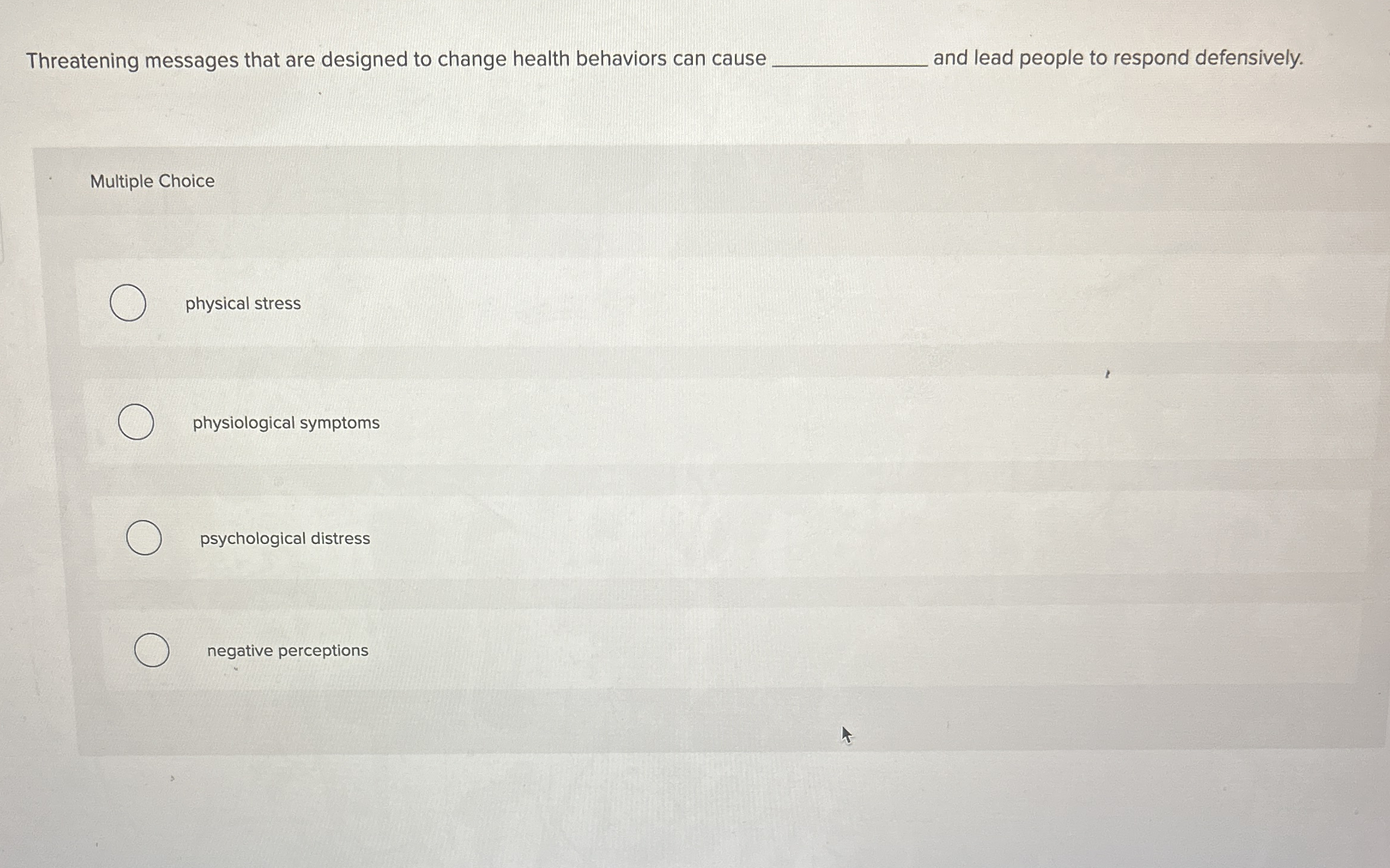 Solved Threatening messages that are designed to change | Chegg.com
