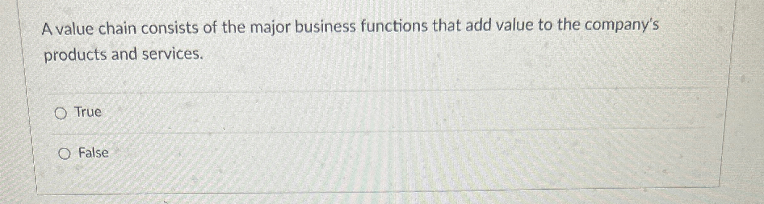Solved A value chain consists of the major business | Chegg.com