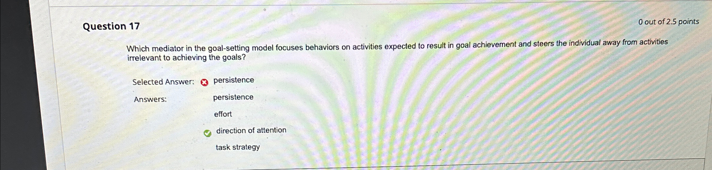 Solved Question 170 out of 2.5 pointsWhich mediator in the | Chegg.com Solved Question 170 out of 2.5 pointsWhich mediator in the | Chegg.com