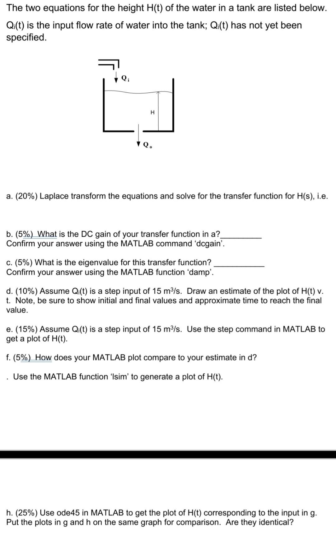 Solved MATLAB QUESTIONS Please help me with questions | Chegg.com