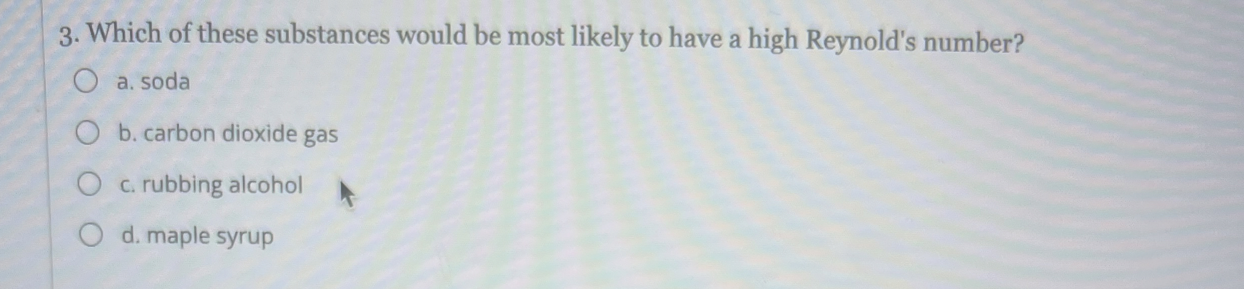 Solved Which of these substances would be most likely to | Chegg.com
