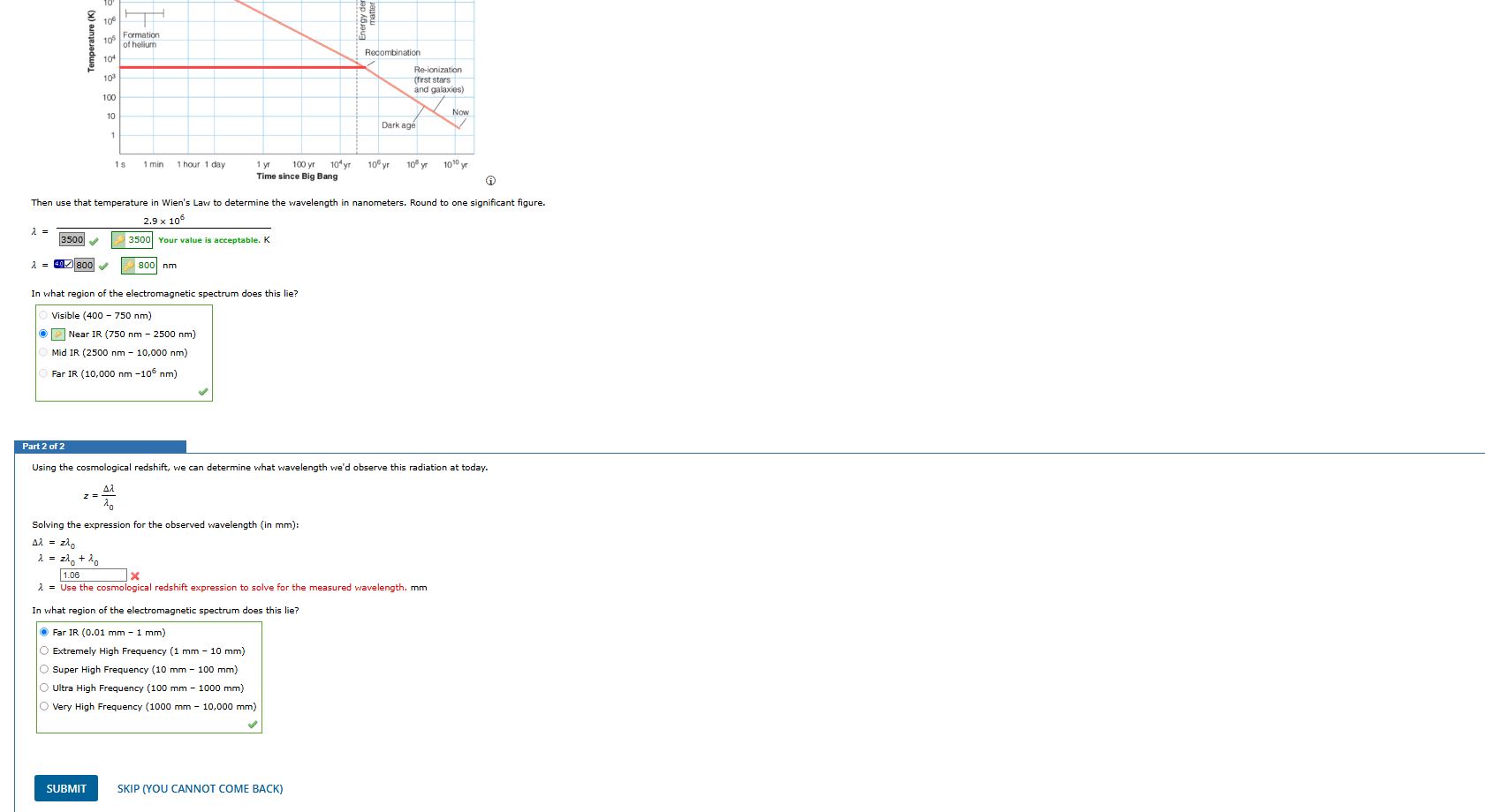 Solved Using the cosmological ﻿redshift, we ﻿can determine | Chegg.com