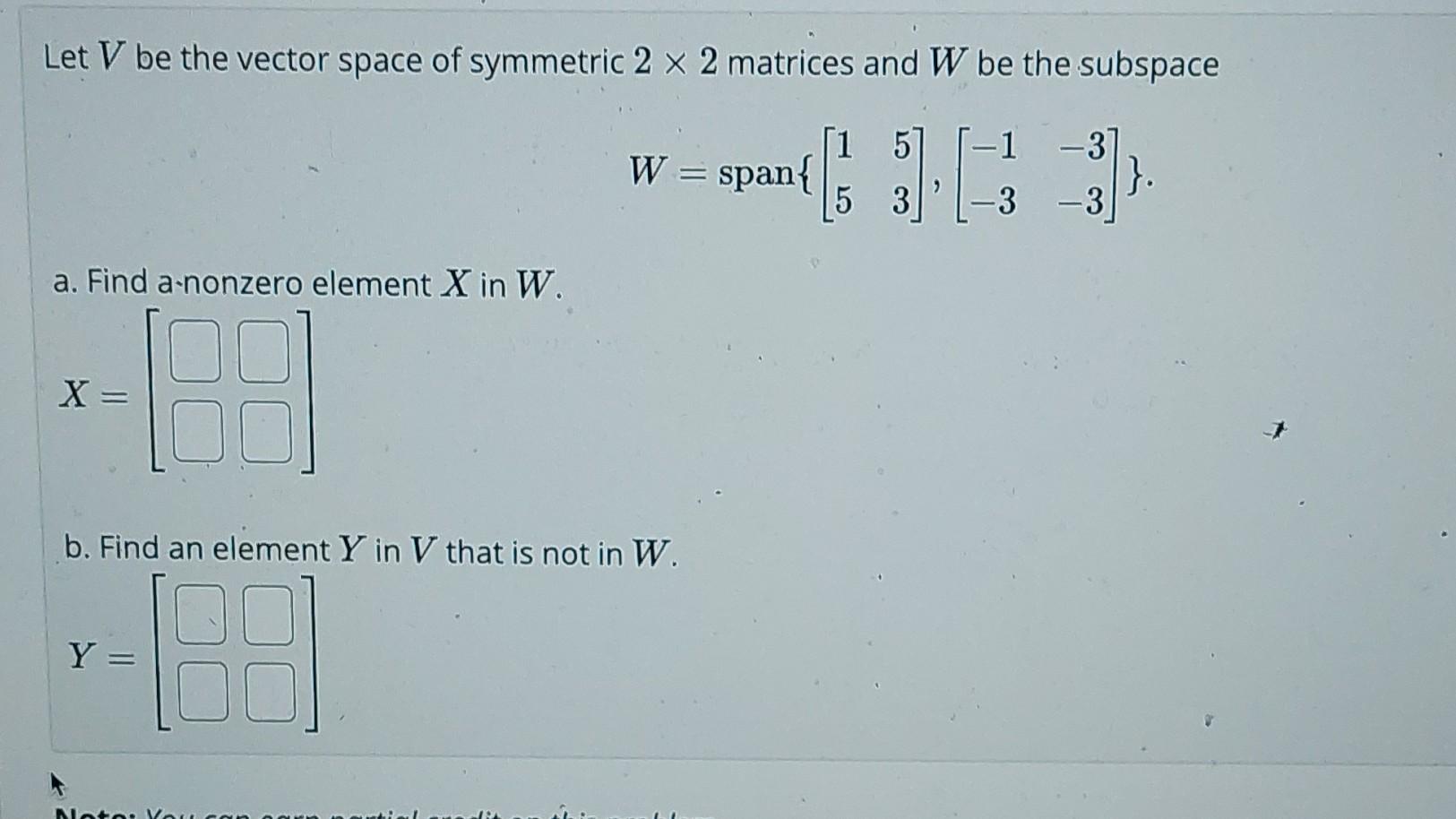 Solved Determine if each of the following sets is a subspace | Chegg.com