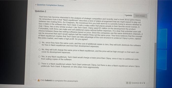 Solved 1 points Your bass has bocorie inlerested in the | Chegg.com