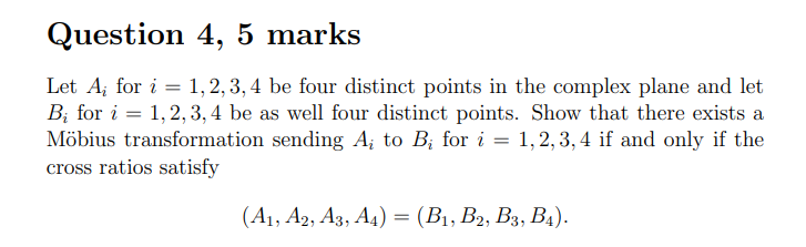 Solved Question 4 5 ﻿markslet Ai ﻿for I1234 Be ﻿four 