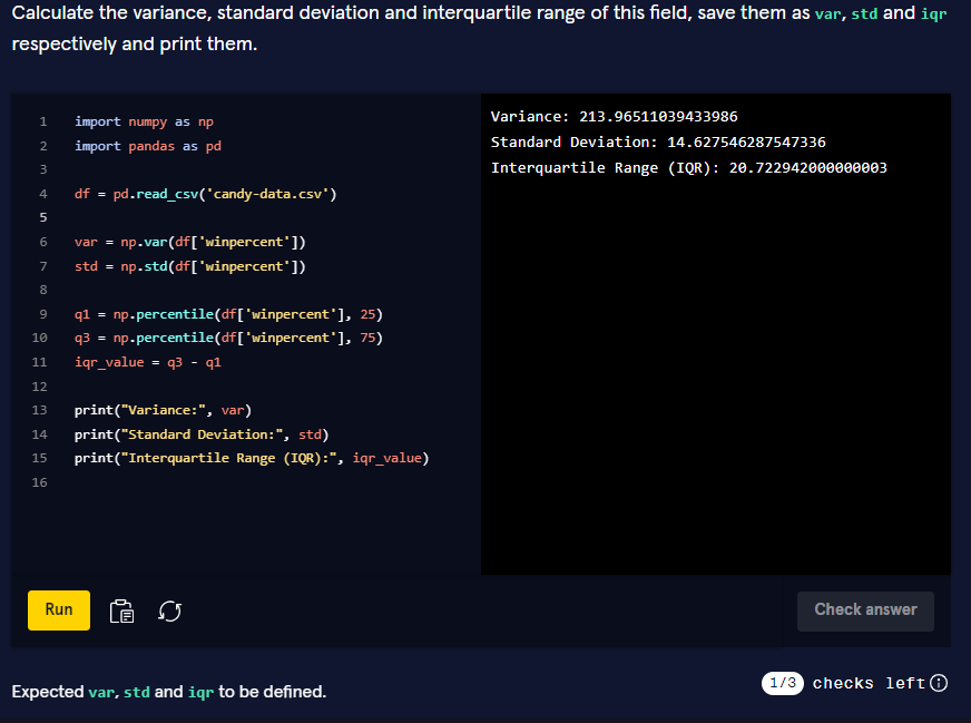 Solved I hust wrote this code for below question and I get | Chegg.com