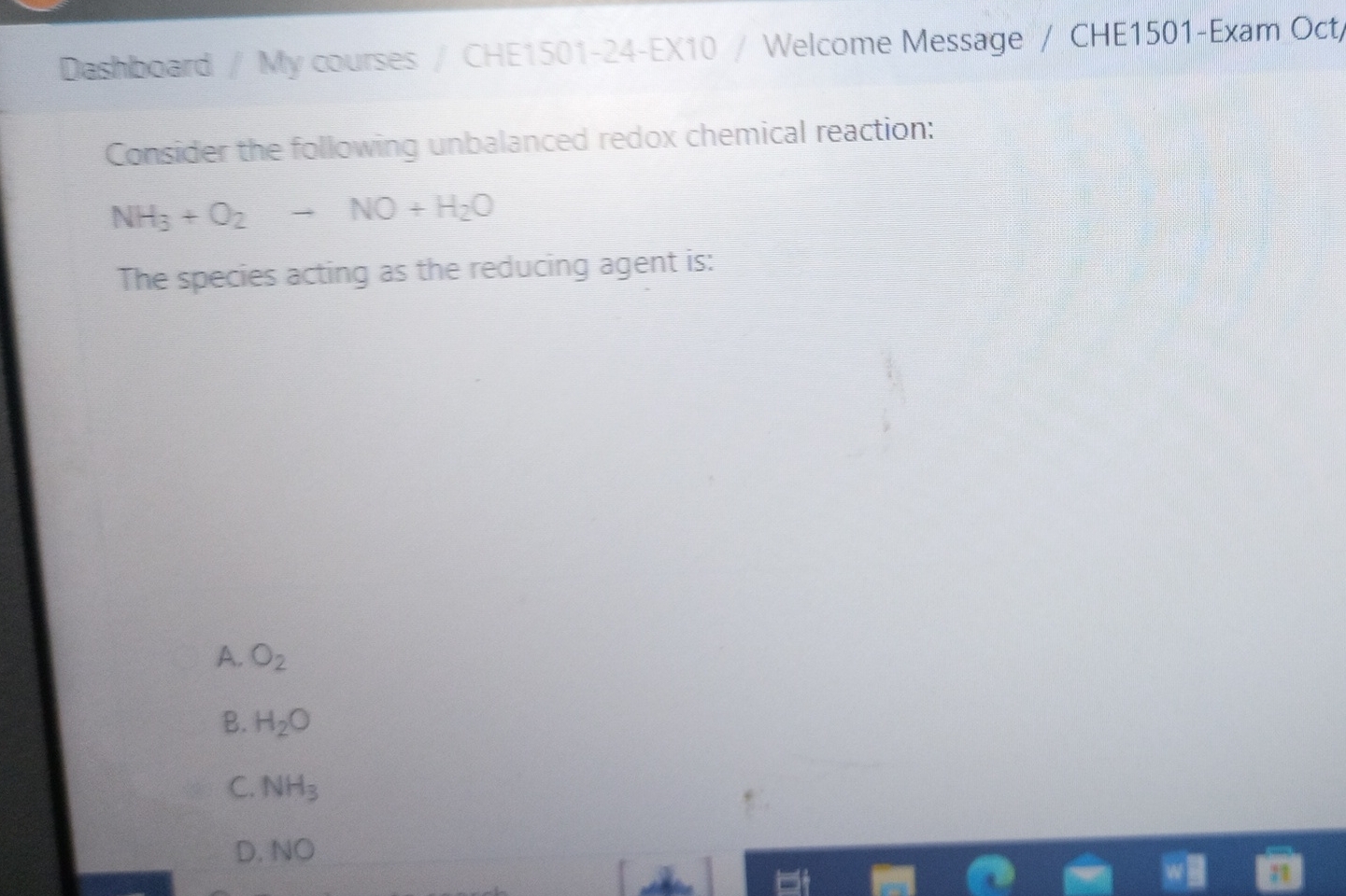 Solved Dashboard / ﻿My courses CHEI501-24-EX10 / ﻿Welcome | Chegg.com