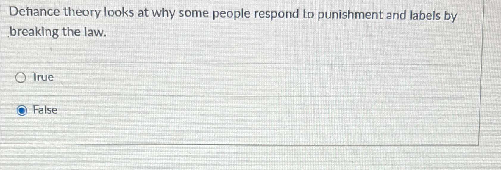 Solved Defiance theory looks at why some people respond to | Chegg.com