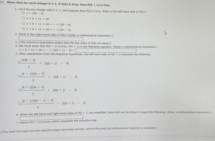 Solved Prove the following statement using mathematical | Chegg.com