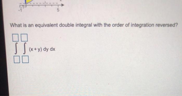 Solved For the given double integral, sketch the region of | Chegg.com Solved For the given double integral, sketch the region of | Chegg.com