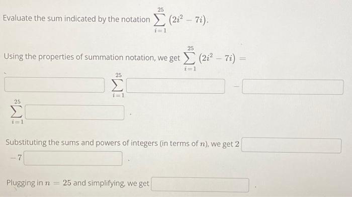 Solved Evaluate the sum indicated by the notation | Chegg.com