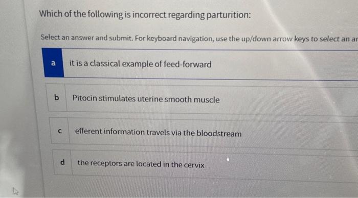 Solved Which of the following is incorrect regarding | Chegg.com
