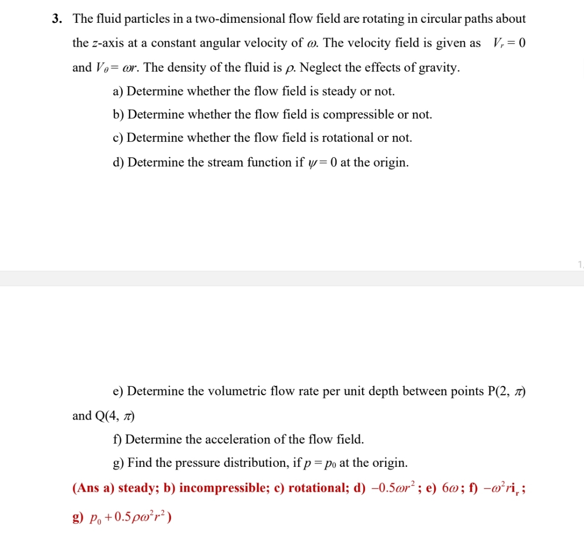 Solved The fluid particles in a two-dimensional flow field | Chegg.com