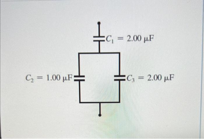 Solved C2=1.00μF=2.00μFFind the charge on capacitor C2 when | Chegg.com