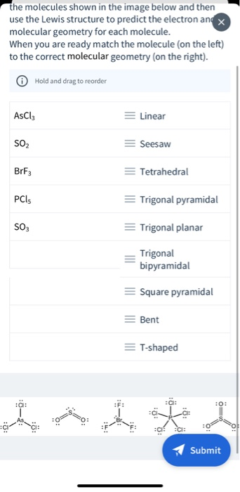Solved Open Question 18-20: Geometry from Lewis Structures | Chegg.com