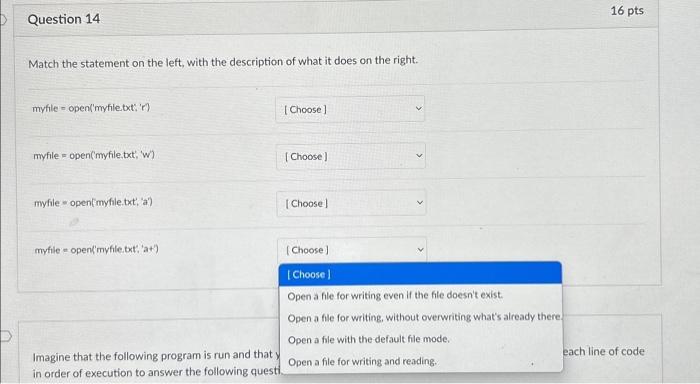 Solved Specify the output (a numerical value) OR mark as na | Chegg.com