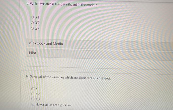 Solved Computer Output is given for a multiple regression | Chegg.com