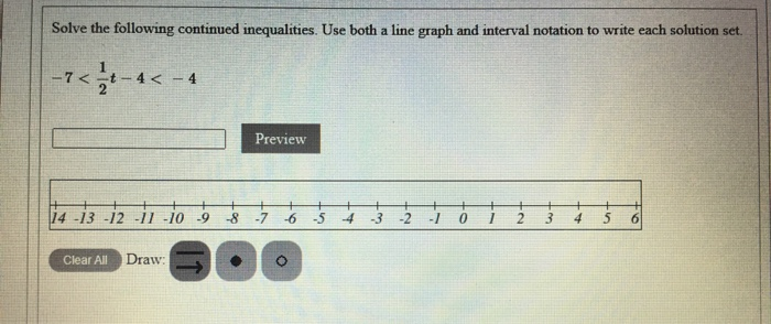 Solved Solve the following continued inequalities. Use both | Chegg.com