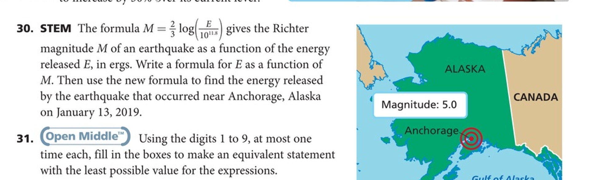 Solved STEM The formula M=23log(L1011.8) ﻿gives the | Chegg.com