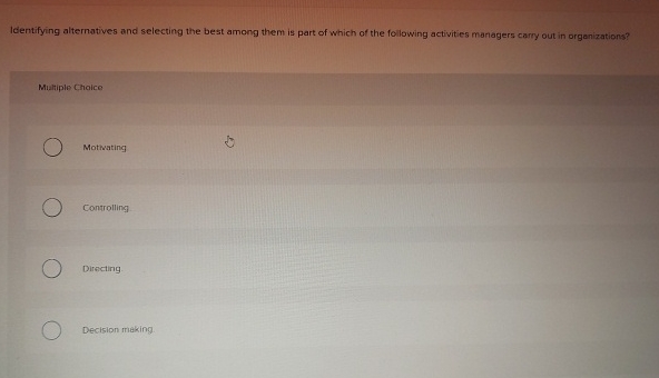 Solved Identifying alternatives and selecting the best among | Chegg.com