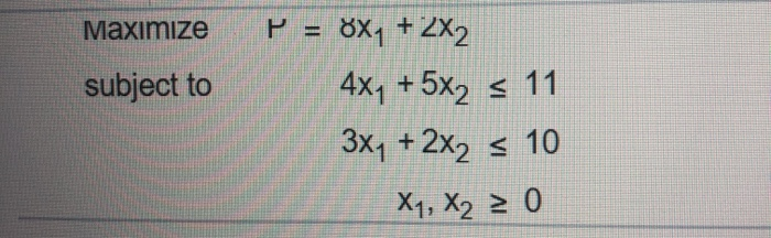 Solved write the e-system obtained via slack variables for | Chegg.com