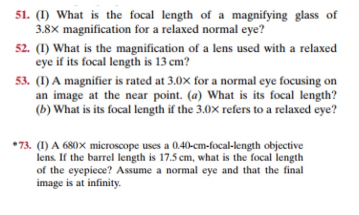 54. (II) A parallel beam of light containing two | Chegg.com