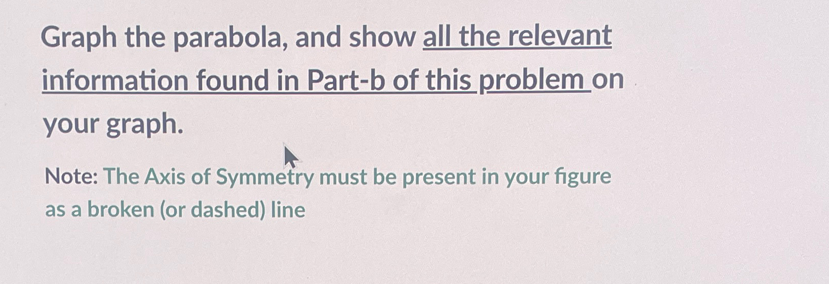 Solved The standard form of a parabola with vertical axis | Chegg.com