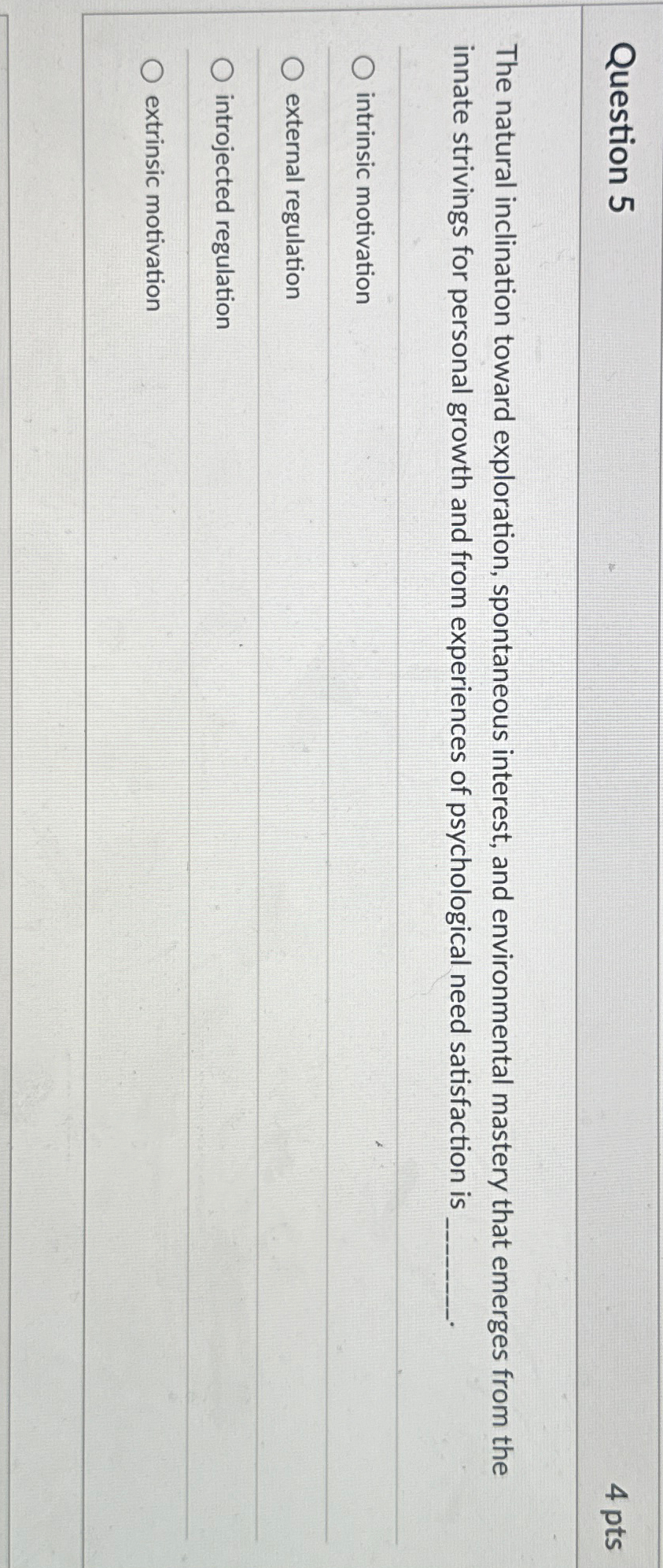 Solved Question 54 ﻿ptsThe natural inclination toward | Chegg.com