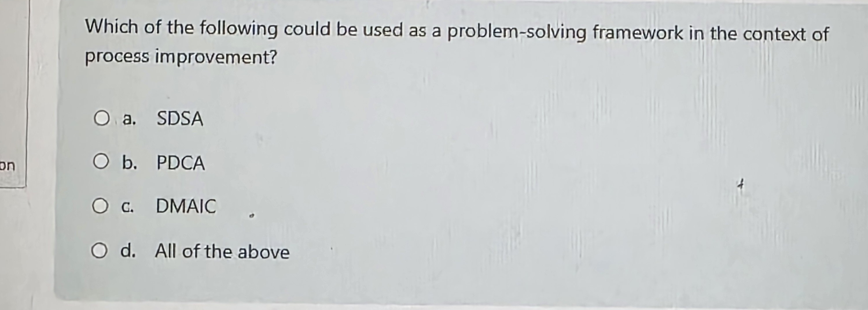 Solved Which of the following could be used as a | Chegg.com