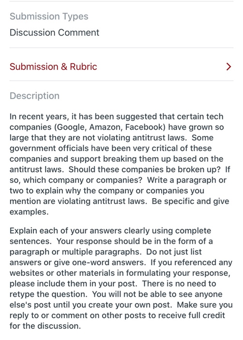 Solved Submission Types Discussion Comment Submission & | Chegg.com