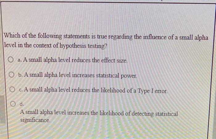 Solved Which of the following statements is true regarding | Chegg.com