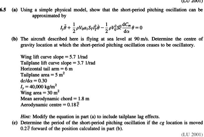 Solved 2001) 6.5 (a) Using a simple physical model, show | Chegg.com