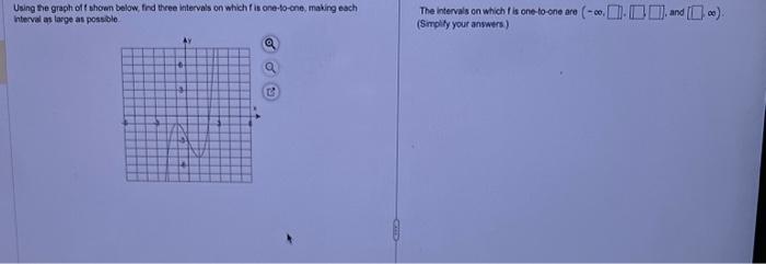 Solved Using the graph of f shown below, find three | Chegg.com