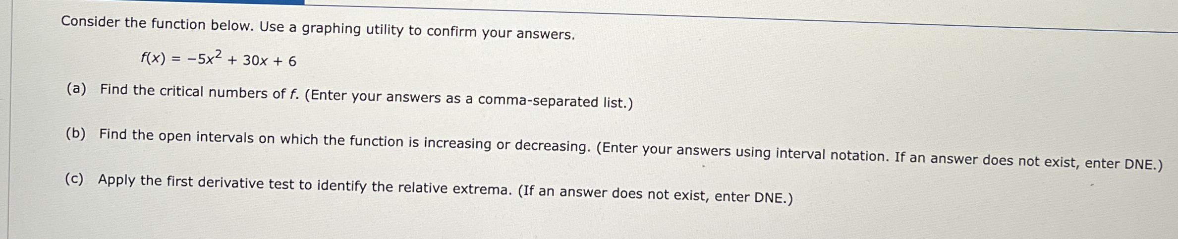 Solved Consider the function below. Use a graphing utility | Chegg.com