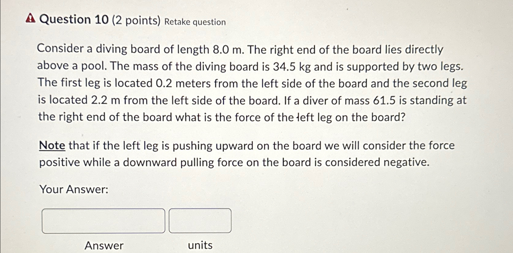 Solved A Question 10 (2 points) Retake questionConsider a | Chegg.com Solved A Question 10 (2 points) Retake questionConsider a | Chegg.com