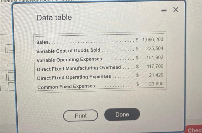 Data table Data table | Chegg.com
