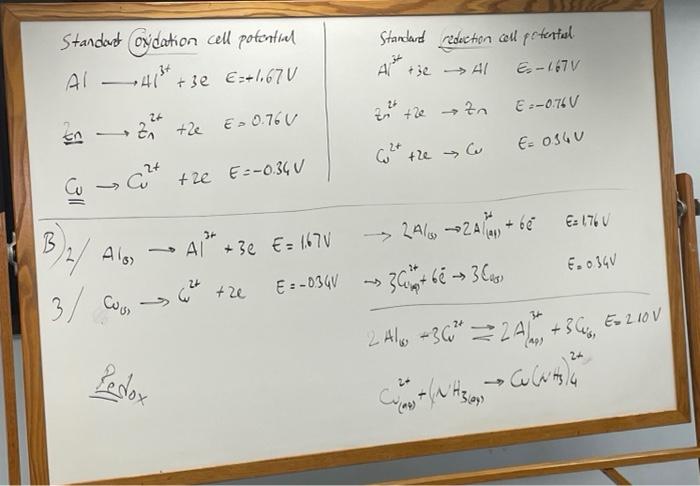 Solved Results, Calculations and Questions for Voltaic Cell | Chegg.com