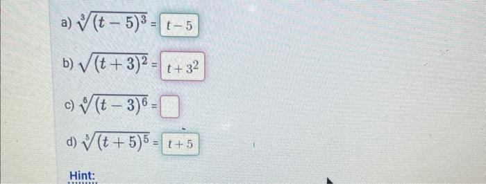 Solved A 7a7 B 3a3 C 4a4 D A2 Hint A 3 T−5 3 B