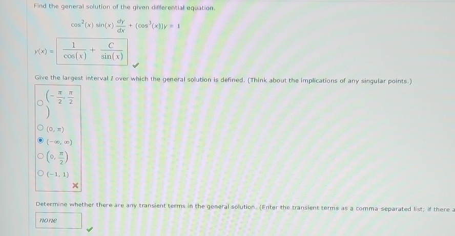 Solved Find the general solution of the given differential | Chegg.com