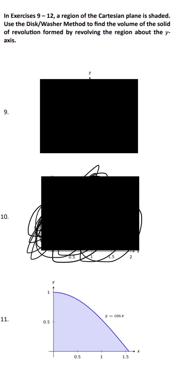 Solved In Exercises 9-12, ﻿a region of the Cartesian plane | Chegg.com