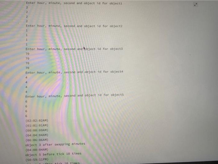 Solved Define and implement a class MyTime as described in | Chegg.com