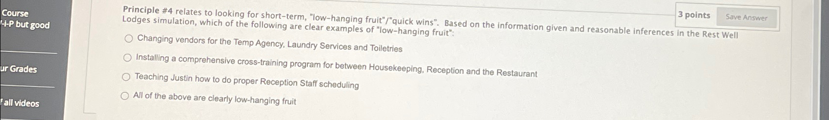 Solved 3 ﻿pointsChanging vendors for the Temp Agency, | Chegg.com