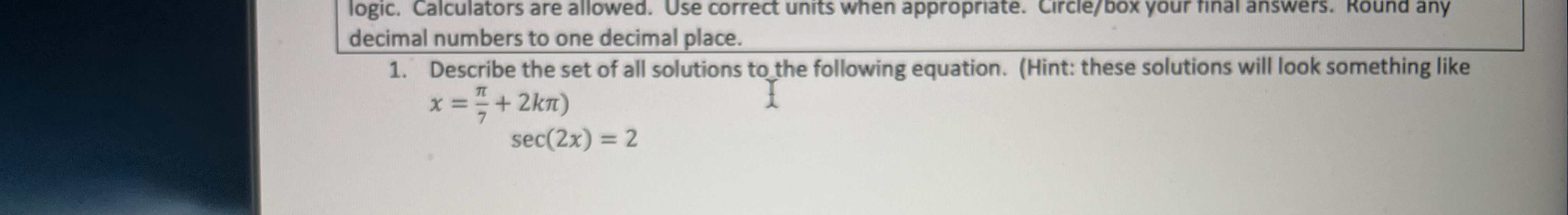 Solved logic. Calculators are allowed. Use correct units | Chegg.com