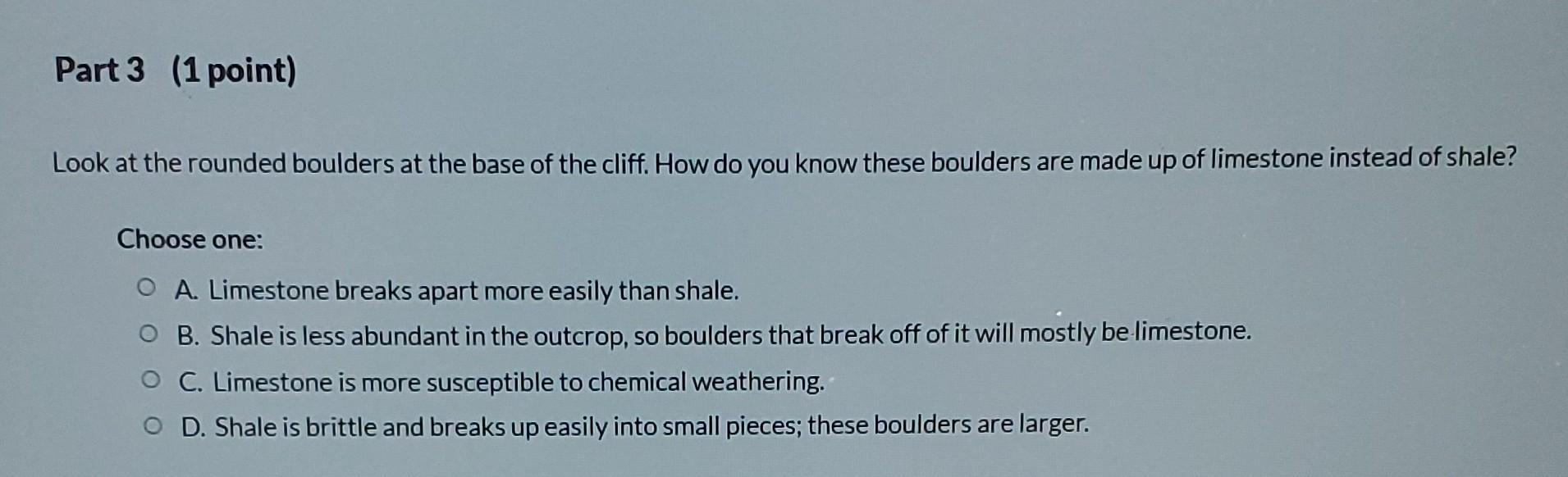 Solved Interval A is primarily made of and Interval B is | Chegg.com