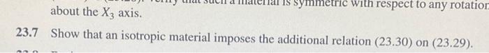Solved Cubic symmetry has three elastic constants. The | Chegg.com