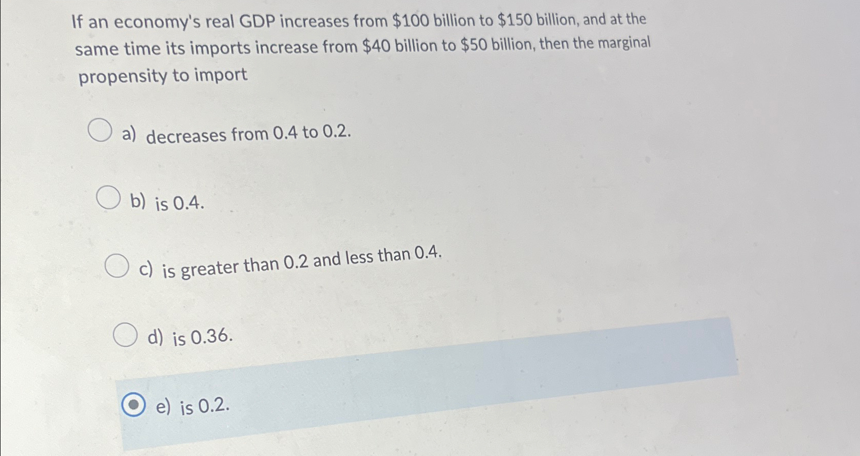 Solved If an economy's real GDP increases from $100 ﻿billion | Chegg.com
