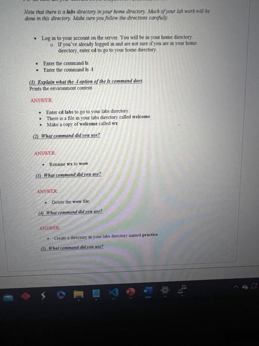 Solved - Change your working directory to your practice | Chegg.com